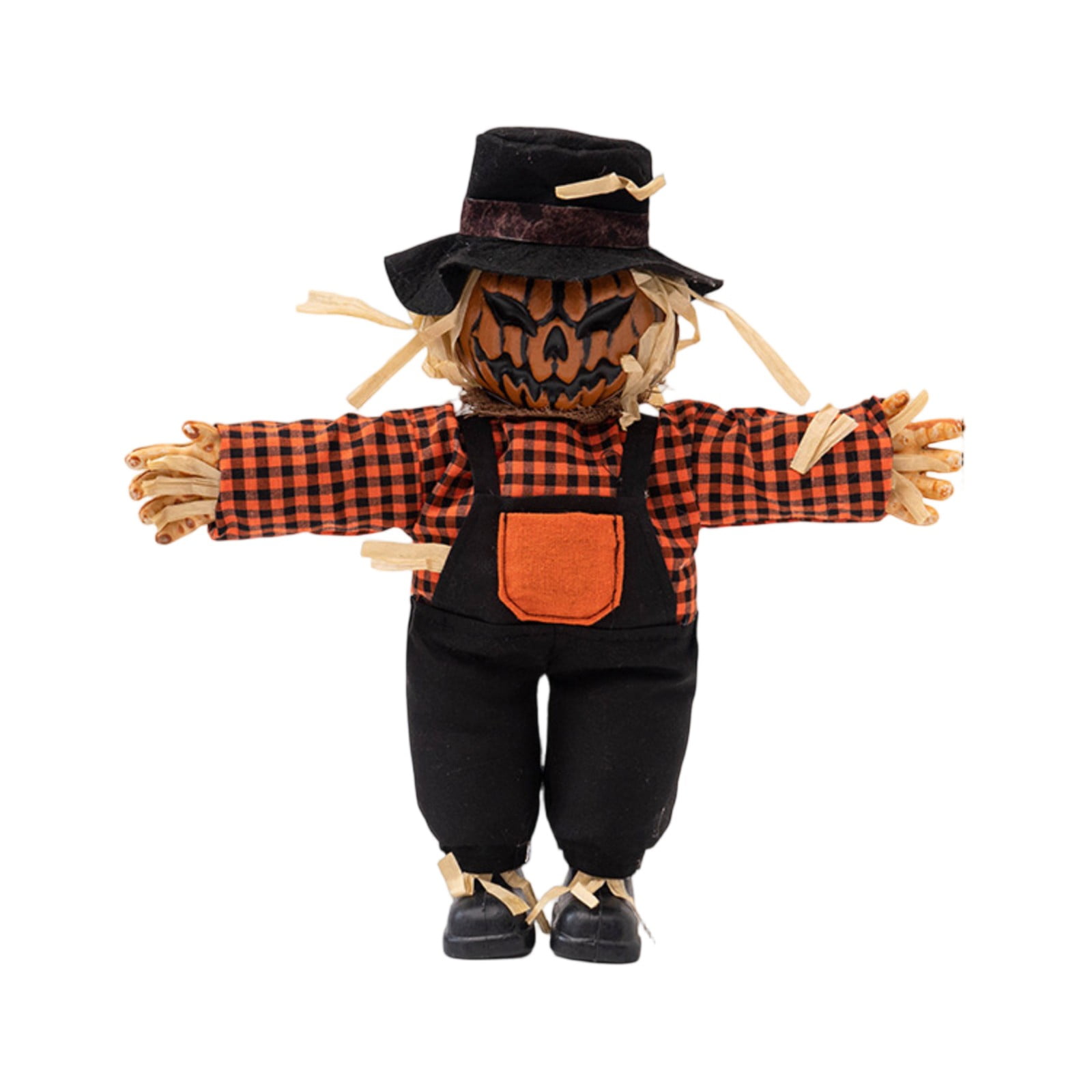 Vintage Gemmy Pumpkin Singing Scarecrow Halloween Decoration - 1997 ...
