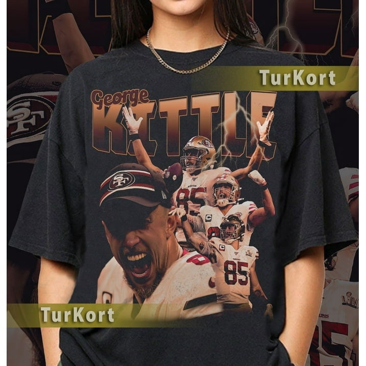 Vintage George Kittle T-shirt, Vintage Bootleg Shirt, Retro Football ...