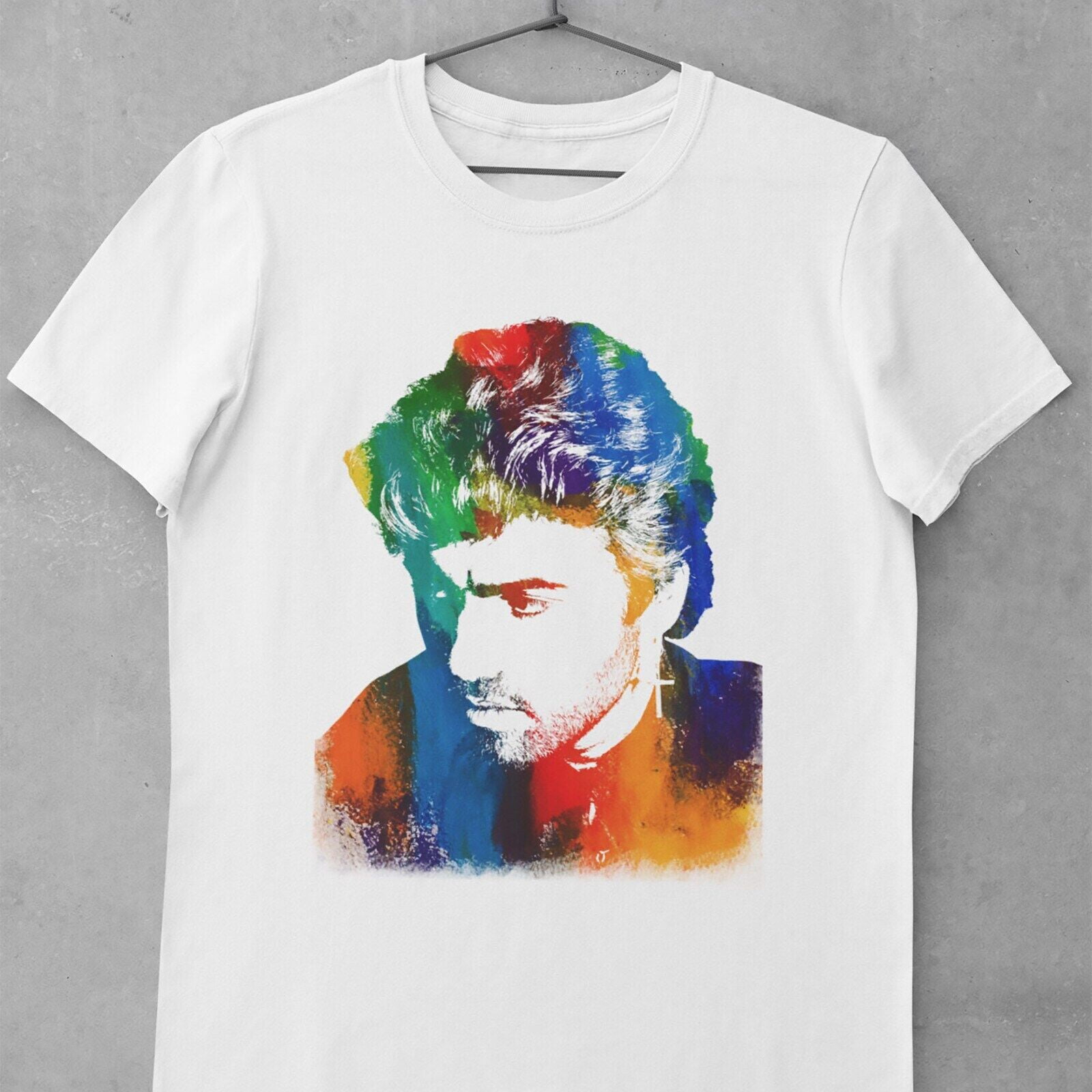 Vintage George Michael painting fan art Unisex Tee Shirt for George ...