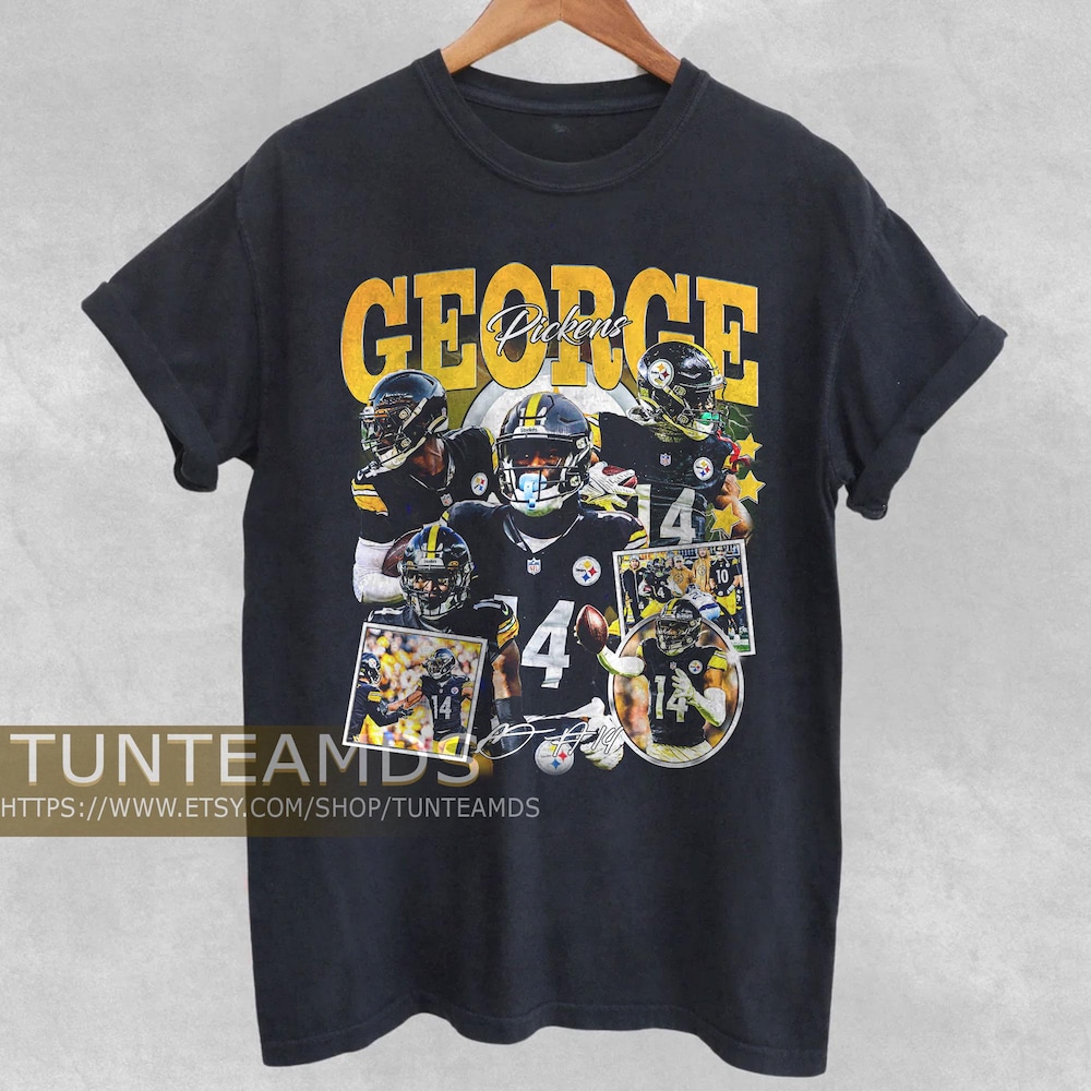 Vintage George Pickens Shirt, Vintage Shirt - Walmart.com