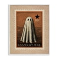 Vintage Ghost Stamp White Framed Giclee Art, design by Arlington Prints ...