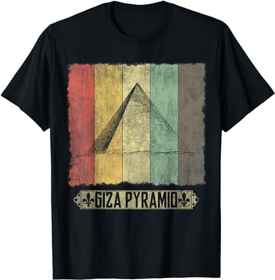 Vintage Giza Pyramids Ancient Egyptian Architecture gift T-Shirt ...