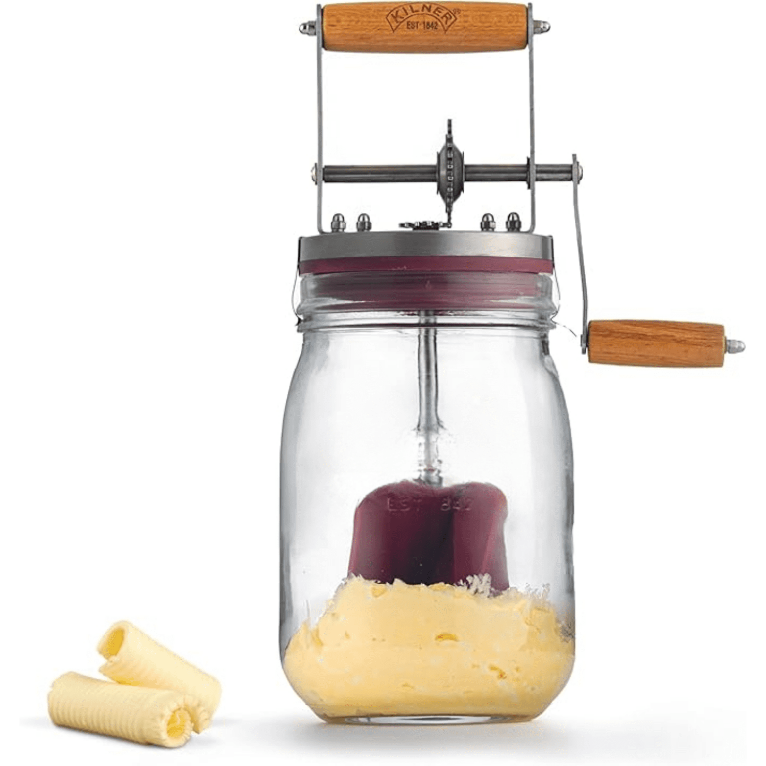 Vintage Glass Butter Churn; Delicious Homemade Butter in as Little as ...