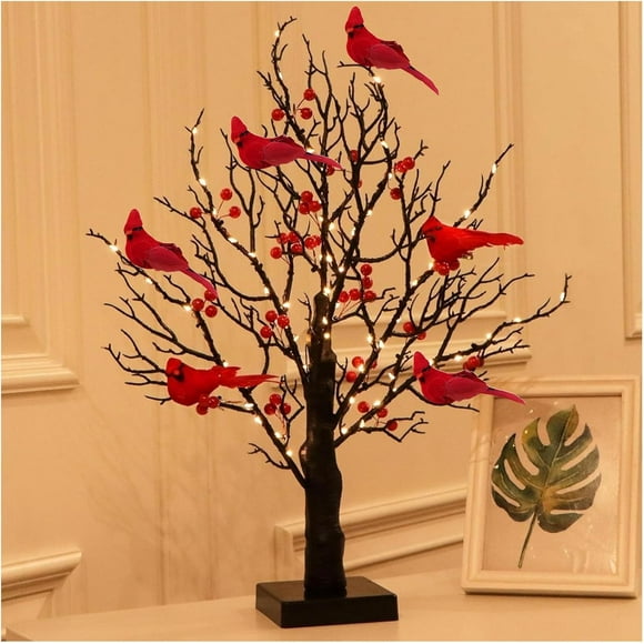 Cardinal Christmas Tree
