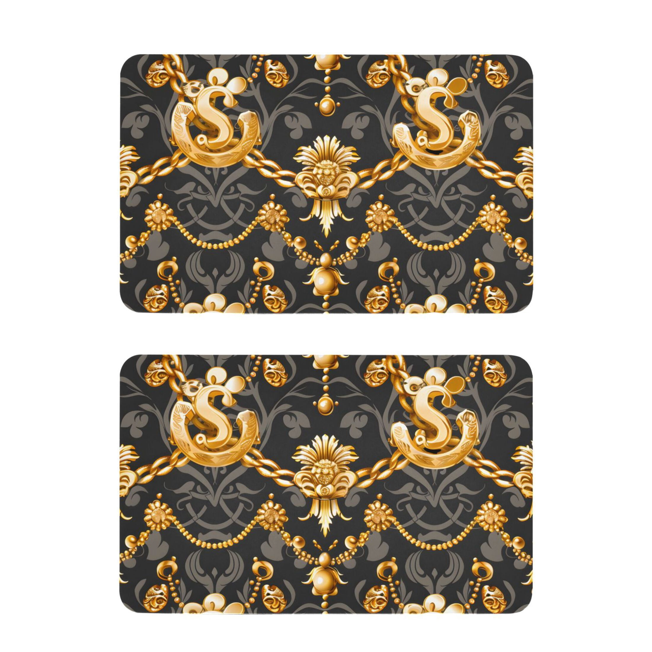 Vintage Gold Dollar and Chain Fridge Magnets Sticker Refrigerator ...