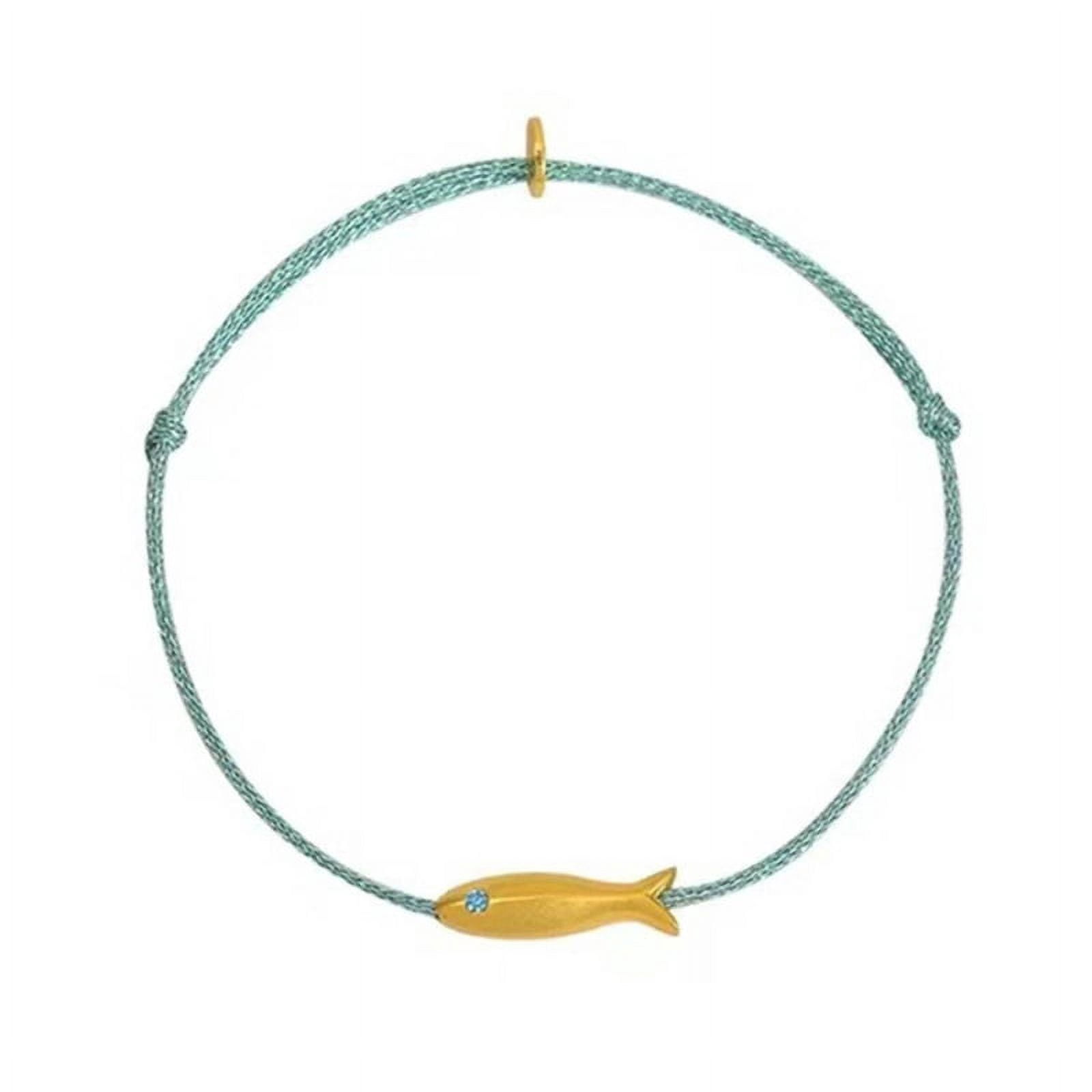 Vintage Gold Fish Charm Bracelet Fashion Braided Bracelets Friendship ...