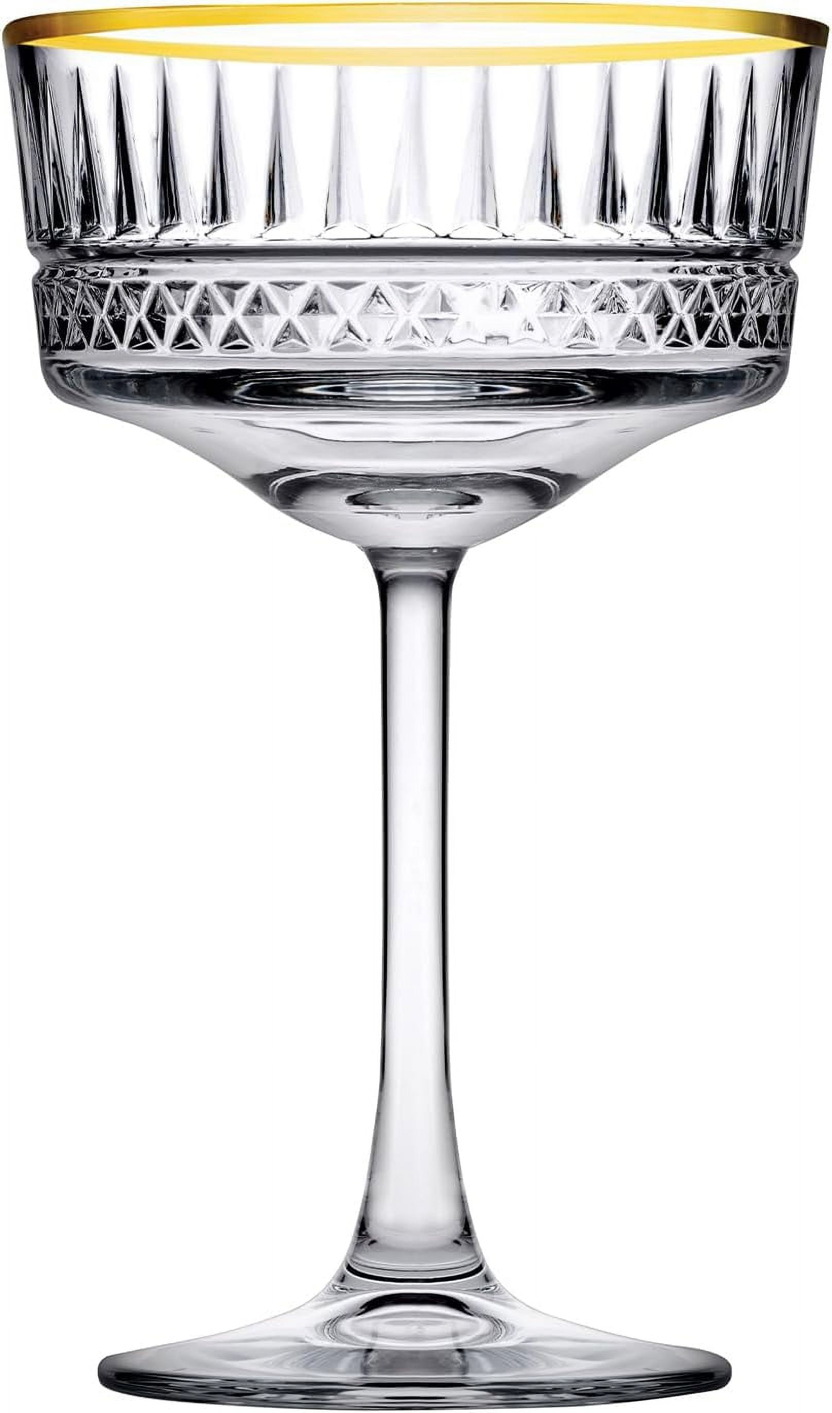 Vintage Golden Touch Coupe Glasses Set of 4 - Exclusive Champagne ...