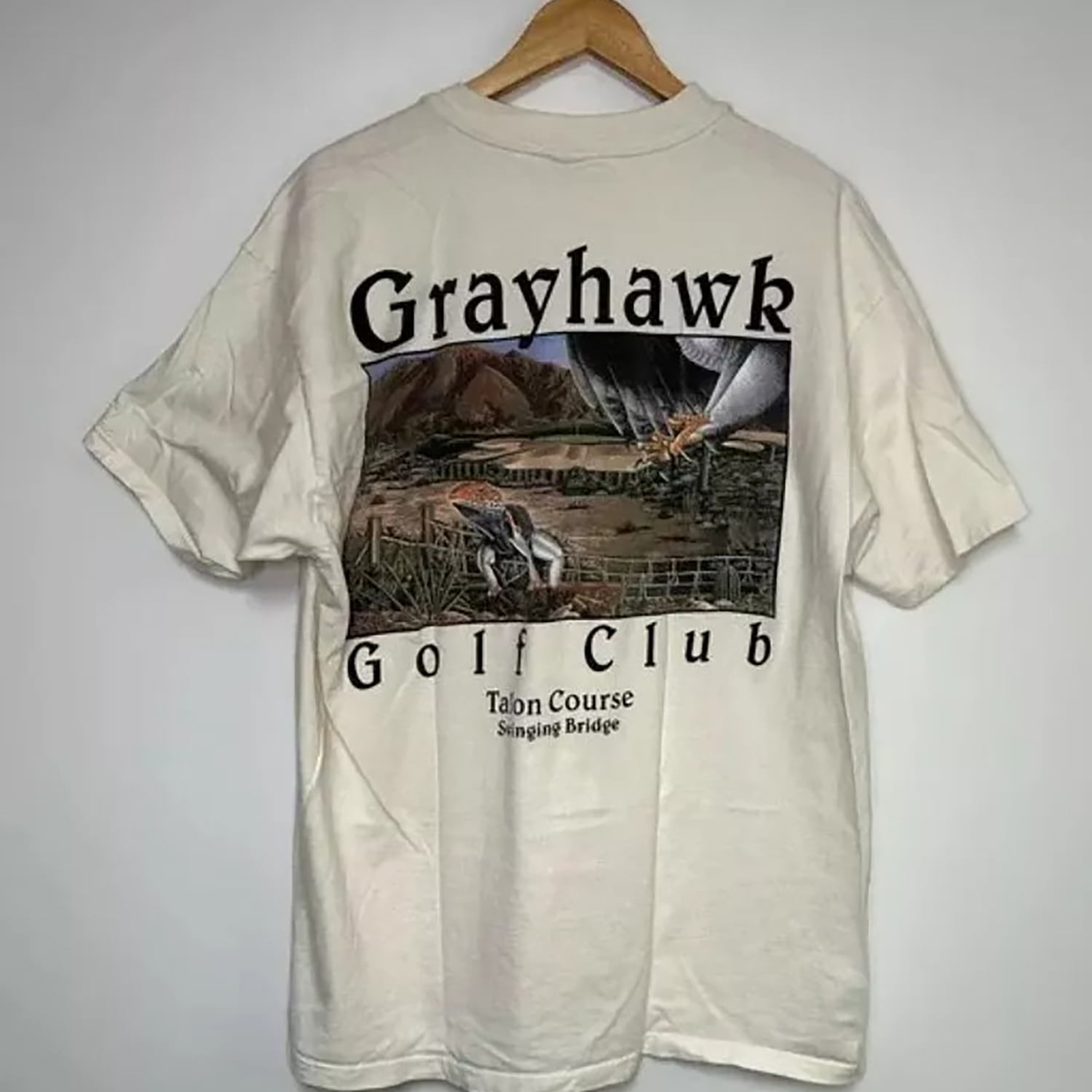 Vintage Golf Club Shirt Grayhawk Lizard Scottsdale AZ 90s Tshirt, L ...