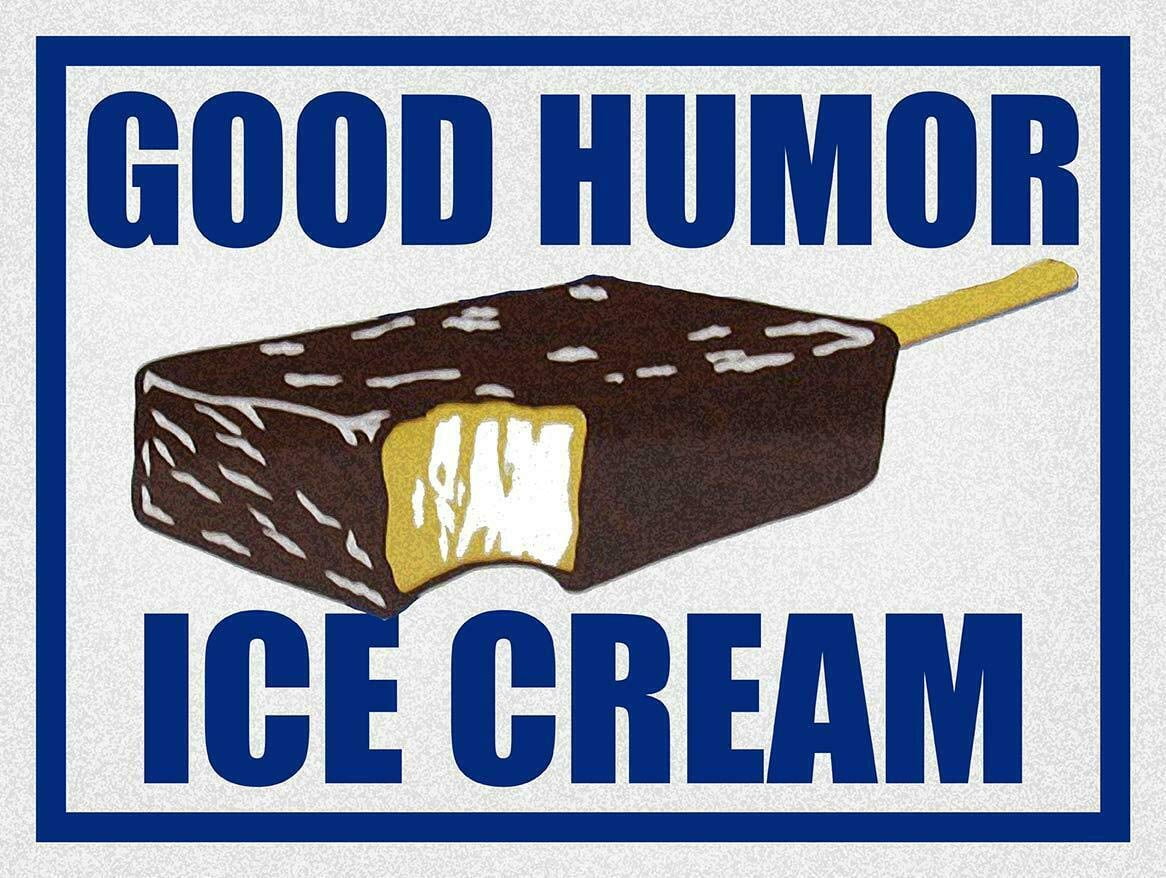 Vintage Good Humor Ice Cream Metal Tin Sign Home Bar Kitchen Restaurant ...