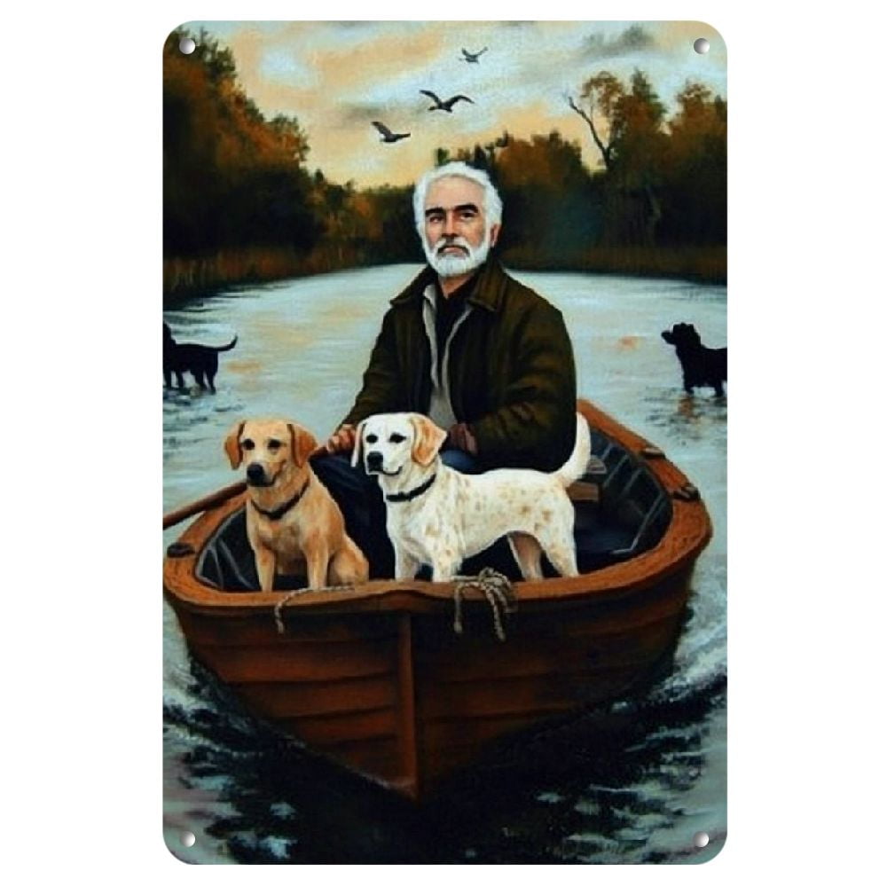 Vintage "Goodfellas" Dogs Painting Metal Sign - 12x8 Inch Tin Wall Art ...