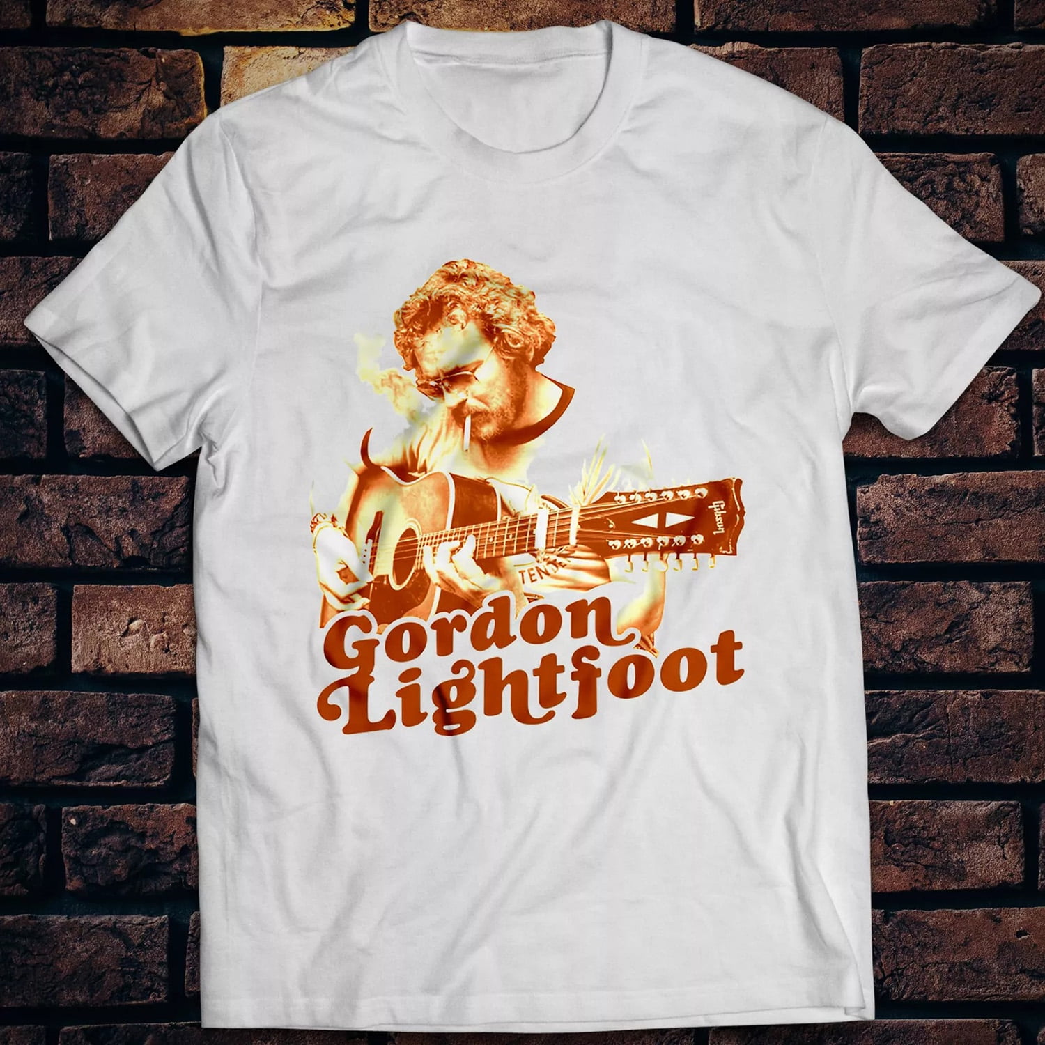 Vintage Gordon Lightfoot T-Shirt Way I Feel Did She Mention My Name Don Quixote - Walmart.com