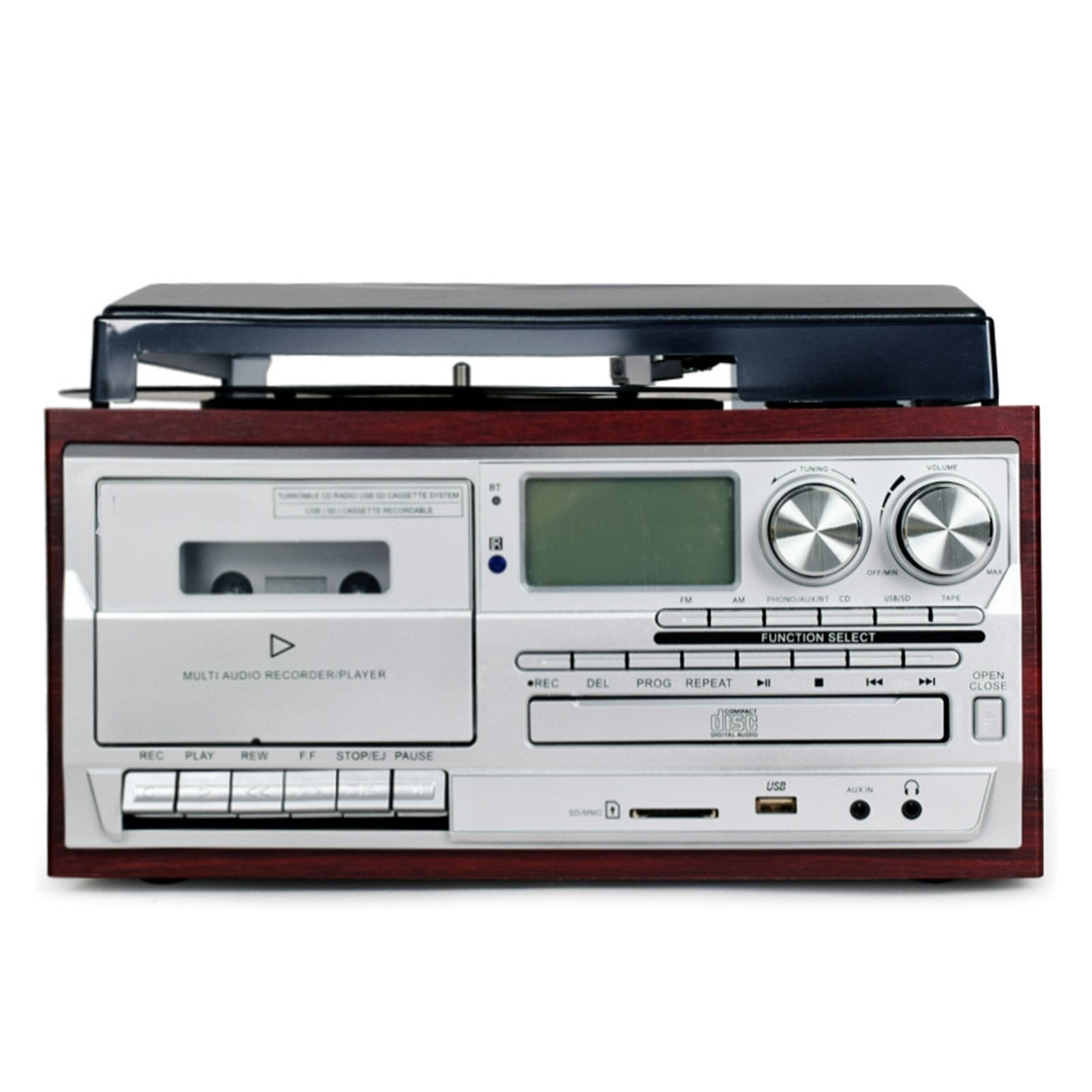 Vintage Gramophone Retro Vinyl Record Turntable Player Phonograph CD ...