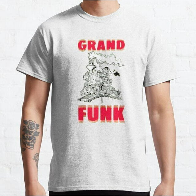 Vintage Grand Funk Trunk Western Railroad T Shirt Don Brewer Mark Farner Gfr