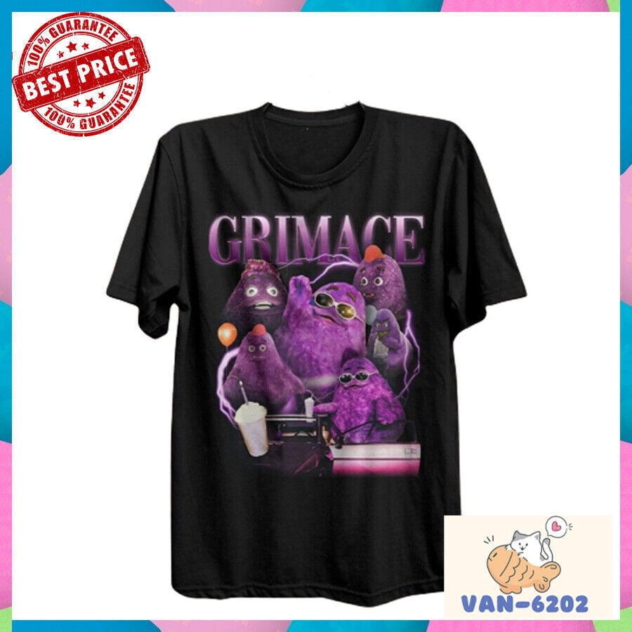 Vintage Grimace T Shirt Mcdonalds Best Grimace Merch Grimace Birthday ...