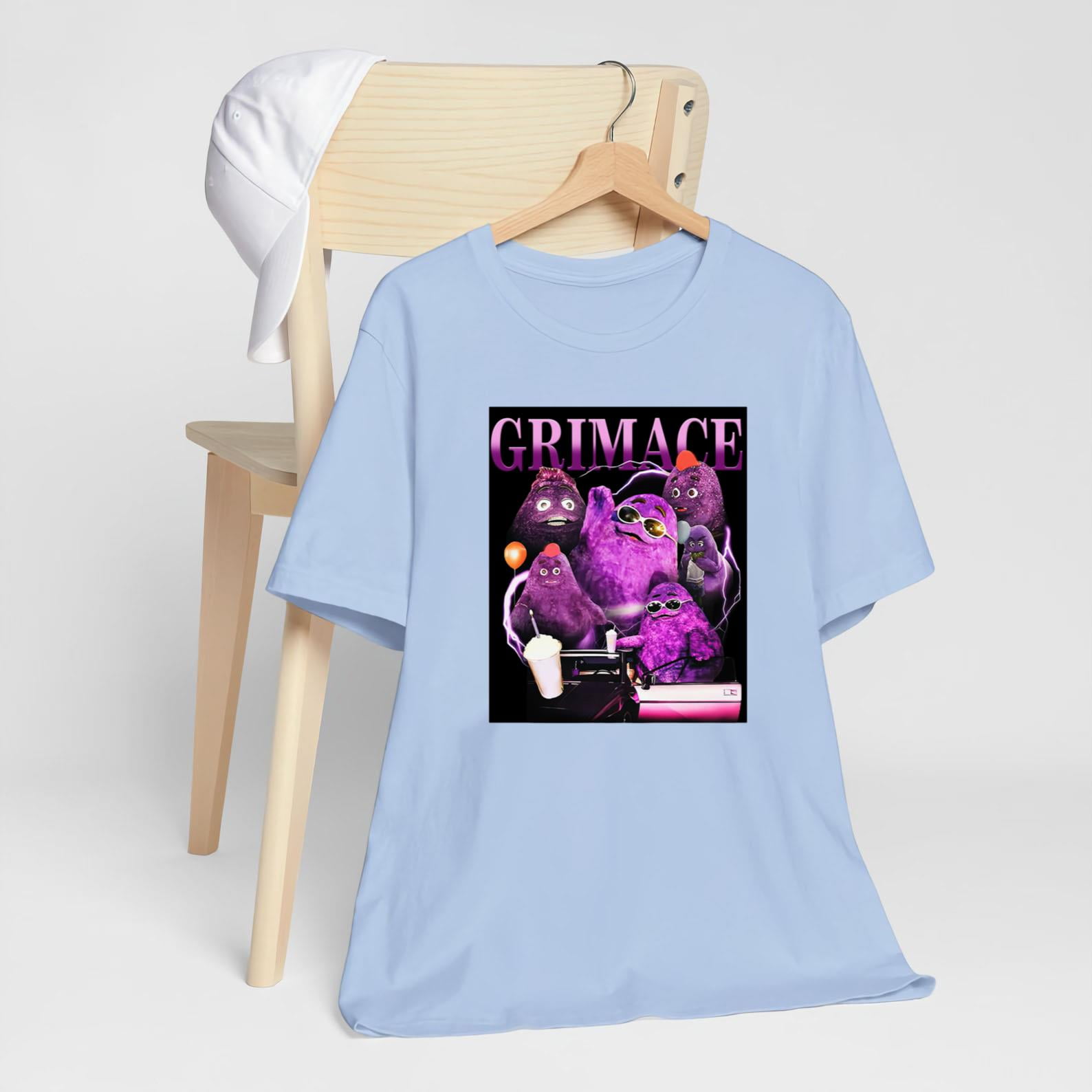 Vintage Grimace T Shirt Mcdonalds Best Grimace Merch Grimace Birthday ...