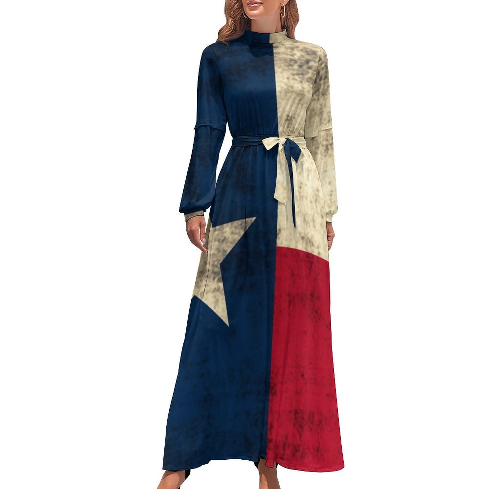 Vintage Grunge Flag of Texas Long Dress dresses for official occasions ...