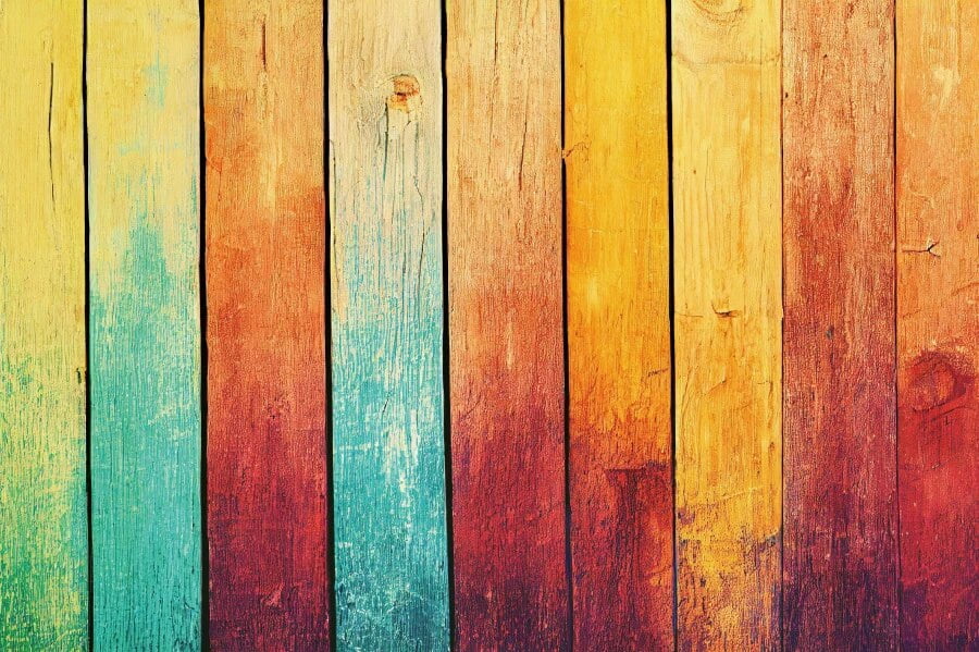 Vintage Grunge Wooden Board Backdrop Rustic Colored Wood Plank Kid Baby ...