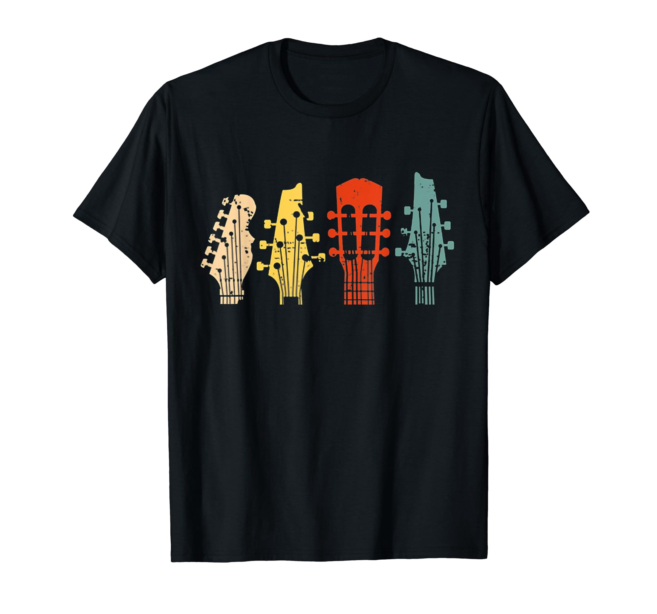 Vintage Guitar Gift For Men Women Music Band Guitarist Stuff T-Shirt ...