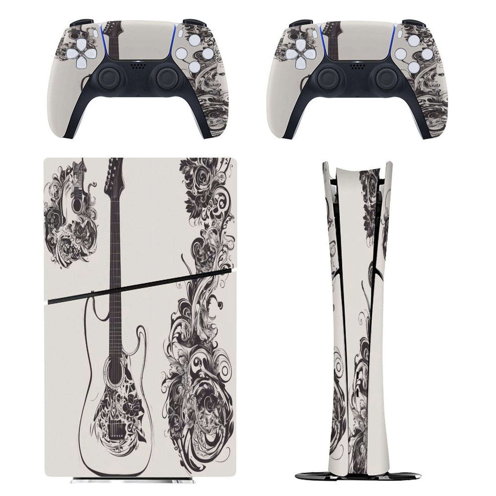 Vintage Guitar With Wings PS5/PS5 Pro/PS5 Slim Digital Disc Skin ...