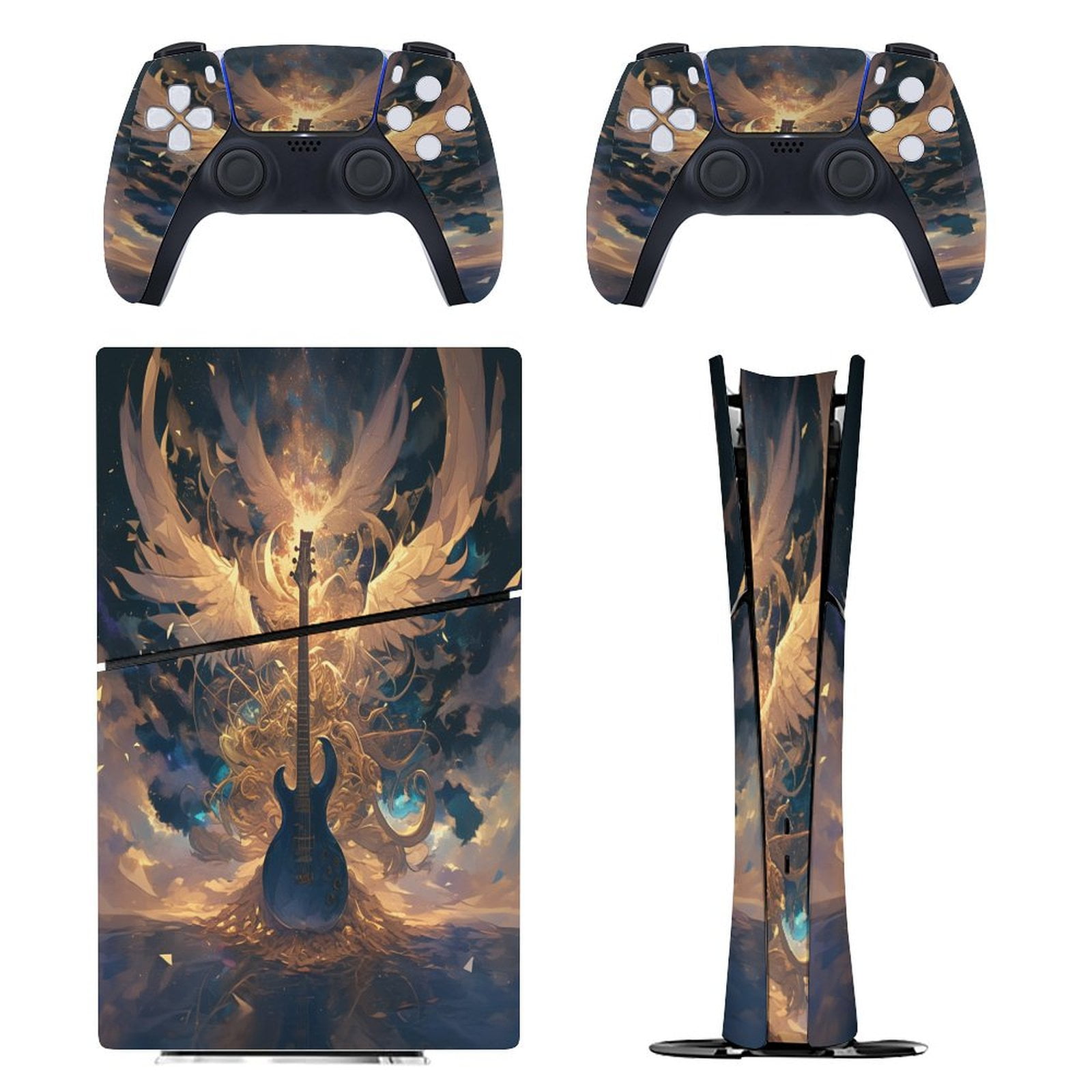 Vintage Guitar With Wings PS5/PS5 Pro/PS5 Slim Digital Disc Skin ...