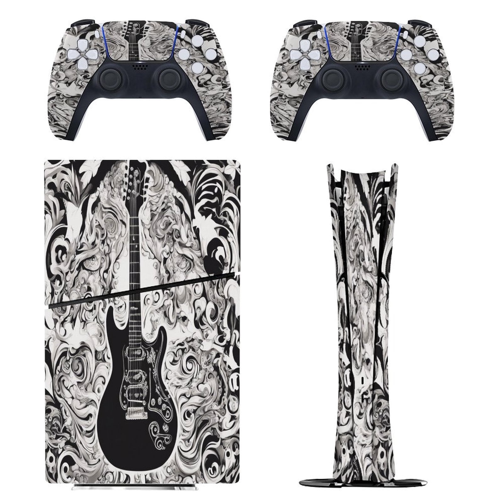 Vintage Guitar With Wings PS5/PS5 Pro/PS5 Slim Digital Disc Skin ...