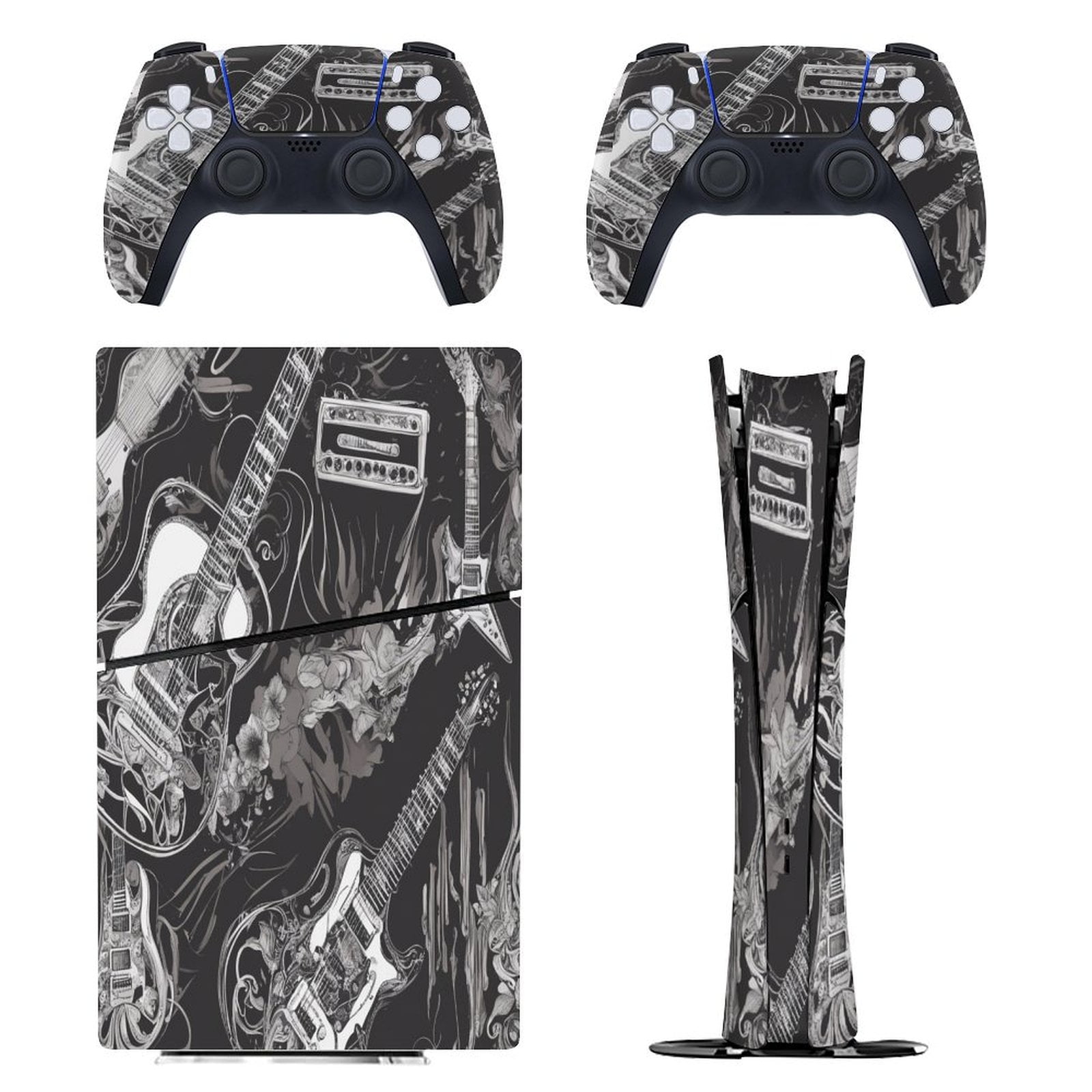Vintage Guitar With Wings PS5/PS5 Pro/PS5 Slim Digital Disc Skin ...