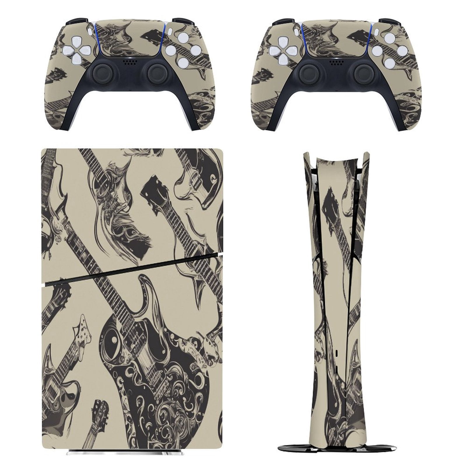Vintage Guitar With Wings PS5/PS5 Pro/PS5 Slim Digital Disc Skin ...