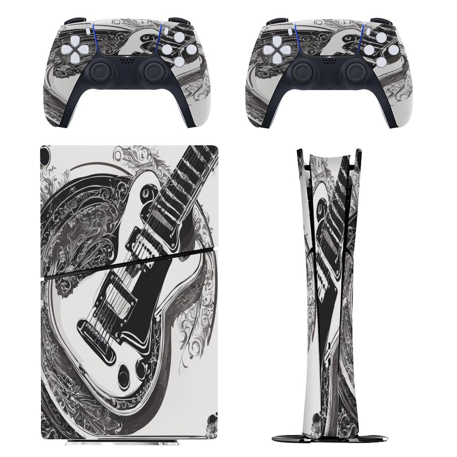 Vintage Guitar With Wings PS5/PS5 Pro/PS5 Slim Digital Disc Skin ...