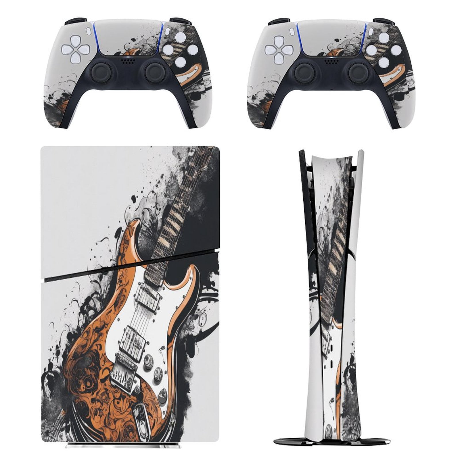 Vintage Guitar With Wings PS5/PS5 Pro/PS5 Slim Digital Disc Skin ...