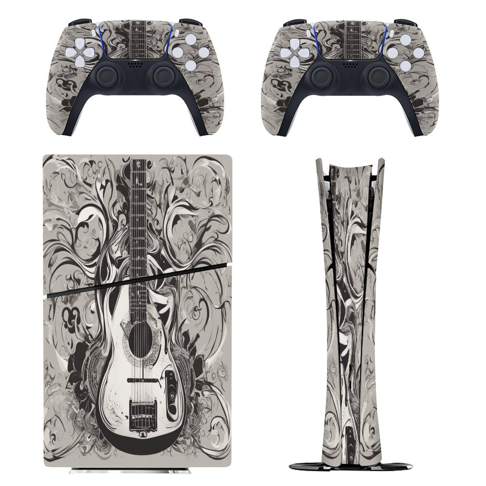 Vintage Guitar With Wings PS5/PS5 Pro/PS5 Slim Digital Disc Skin ...