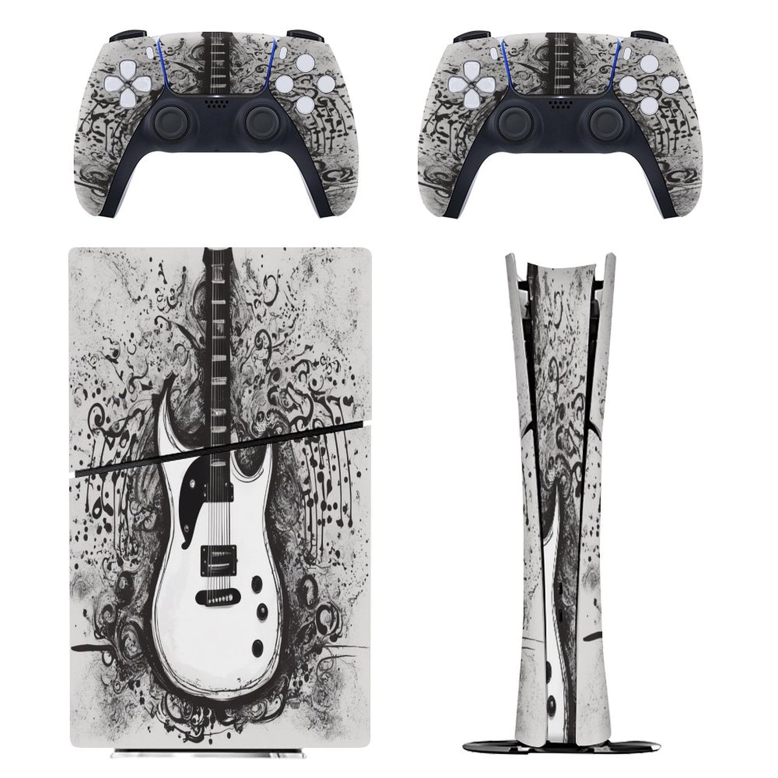 Vintage Guitar With Wings PS5/PS5 Pro/PS5 Slim Digital Disc Skin ...