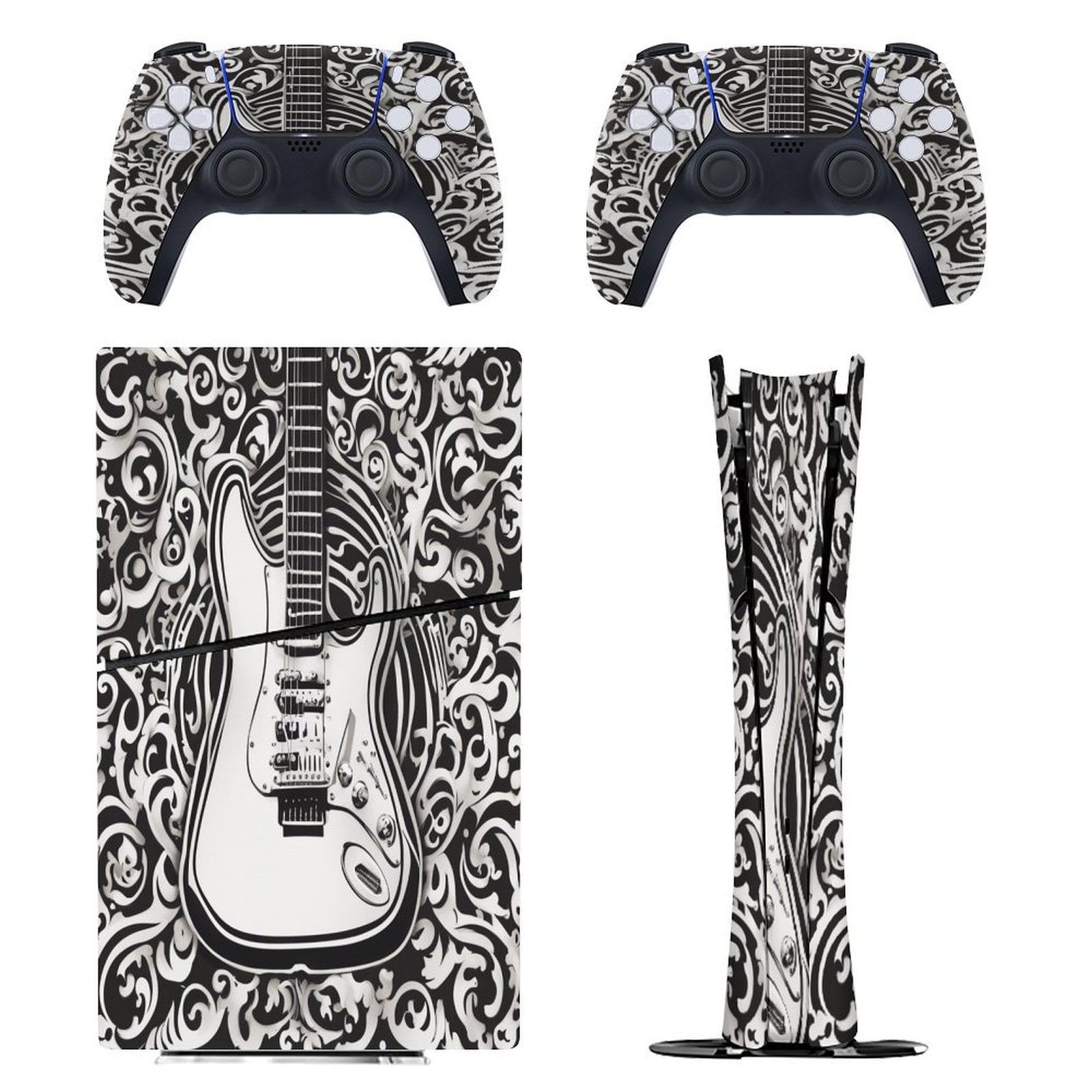 Vintage Guitar With Wings PS5/PS5 Pro/PS5 Slim Digital Disc Skin ...
