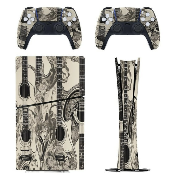 Vintage Guitar With Wings PS5/PS5 Pro/PS5 Slim Digital Disc Skin ...