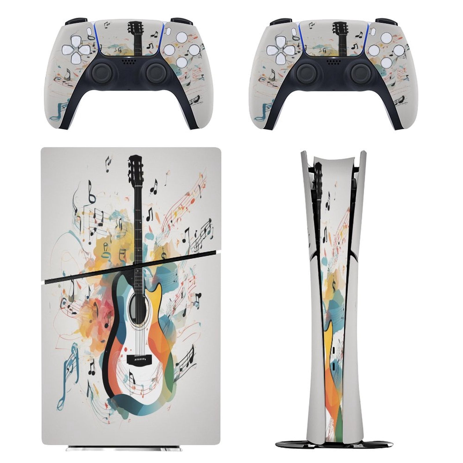 Vintage Guitar With Wings PS5/PS5 Pro/PS5 Slim Digital Disc Skin ...