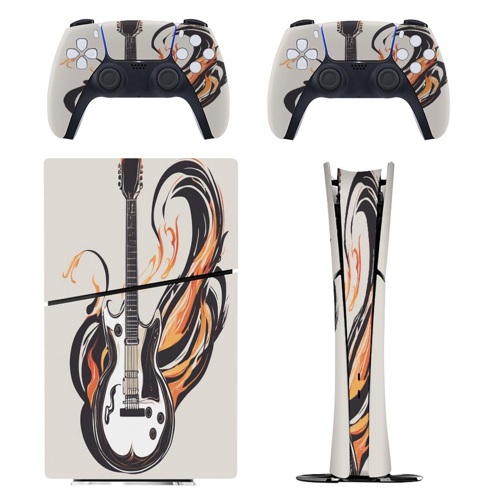 Vintage Guitar With Wings PS5/PS5 Pro/PS5 Slim Digital Disc Skin ...