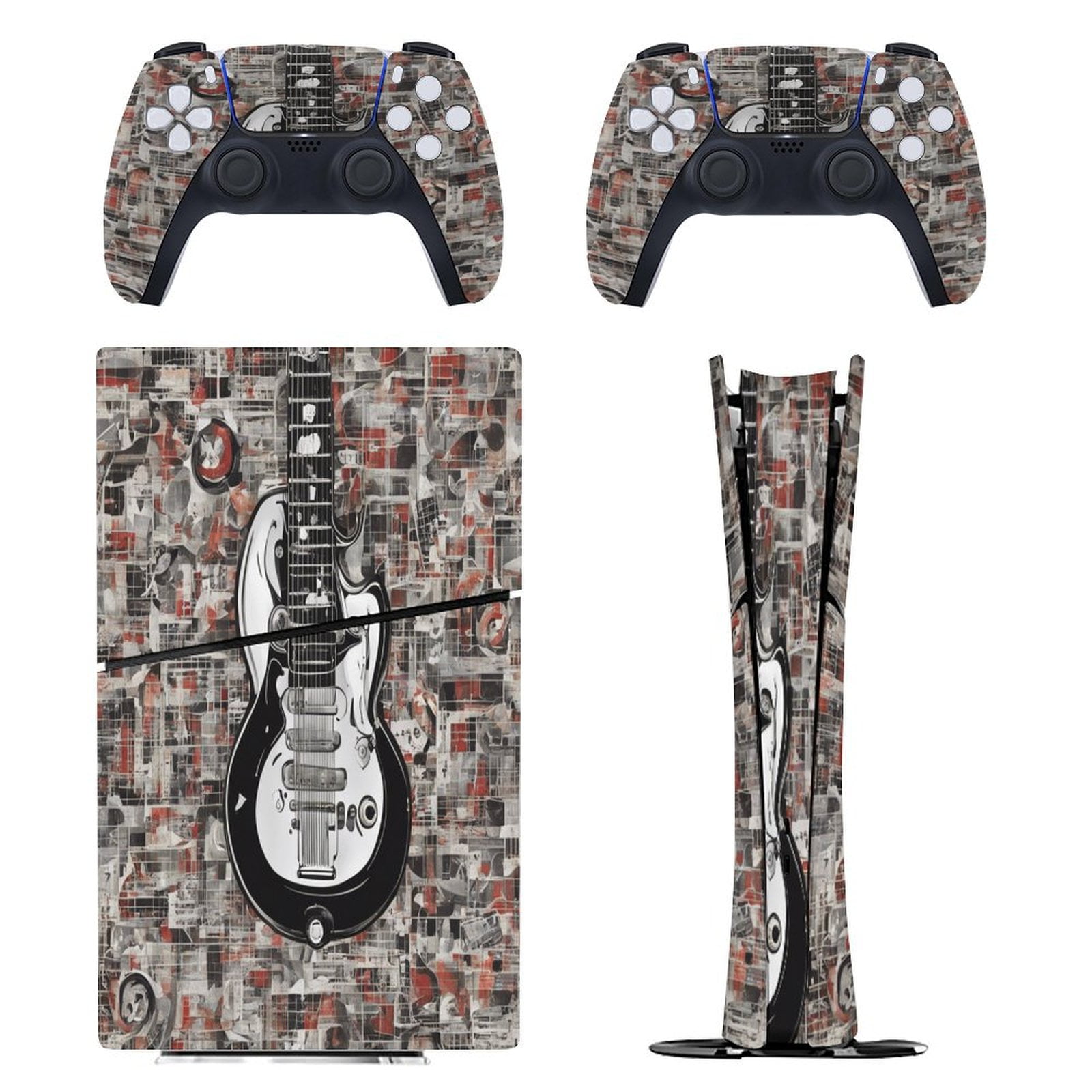 Vintage Guitar With Wings PS5/PS5 Pro/PS5 Slim Digital Disc Skin ...