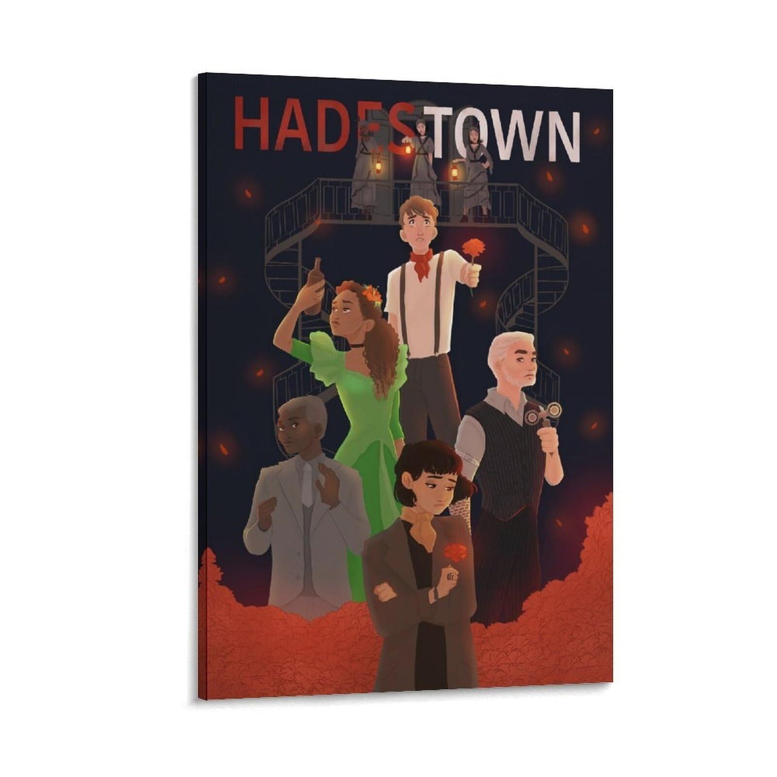 Vintage Hadestown Broadway Musical Movie Poster Canva Wall Art For Room ...