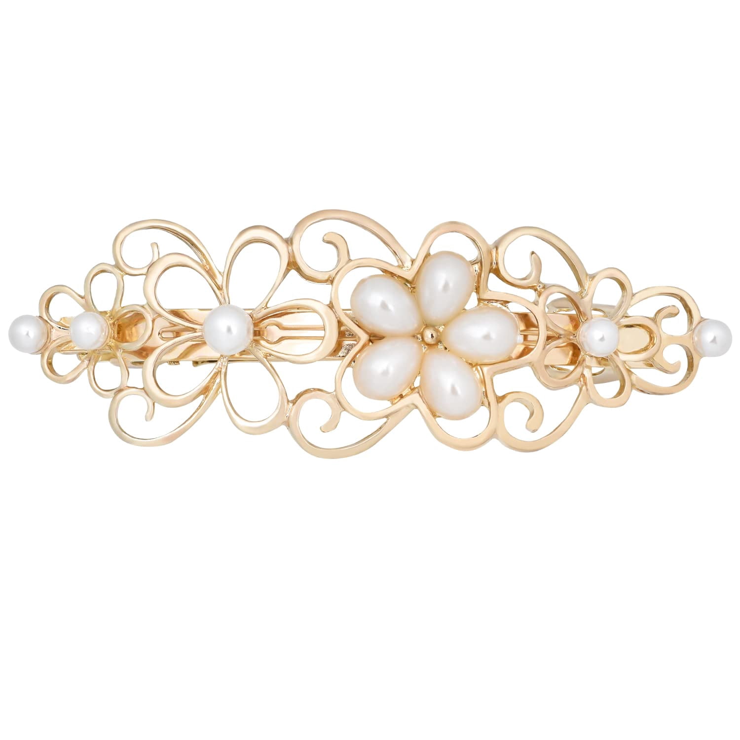 Vintage Hair Barrettes, Decorative Hair Clips French Pearl Barrettes ...
