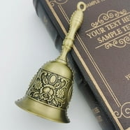 Super Loud Solid Hand Call Bell Wooden Handle Christmas Hand Call Bell ...
