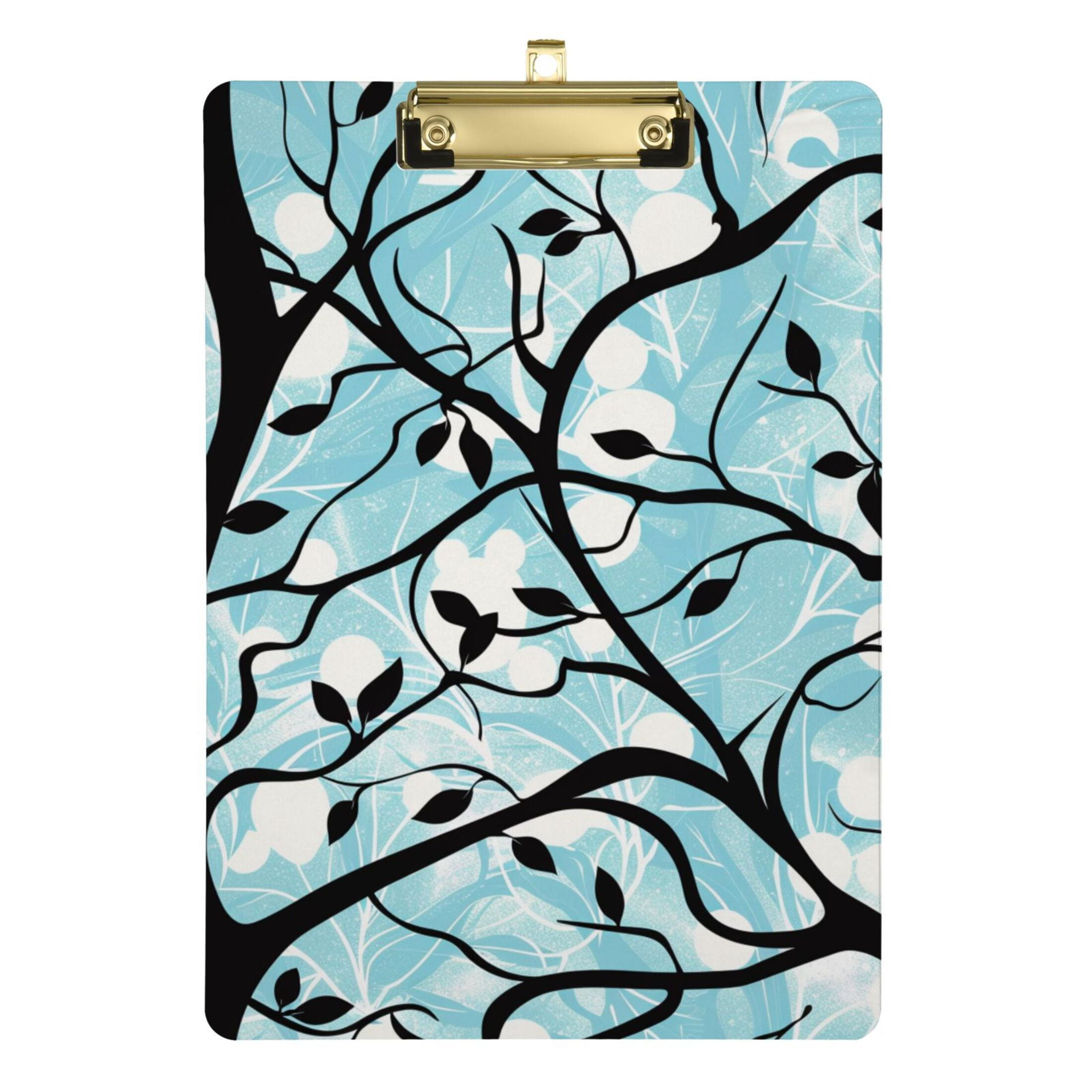 Vintage Hand Painted Trees Acrylic Clipboard Drawing Board Sketch Board ...