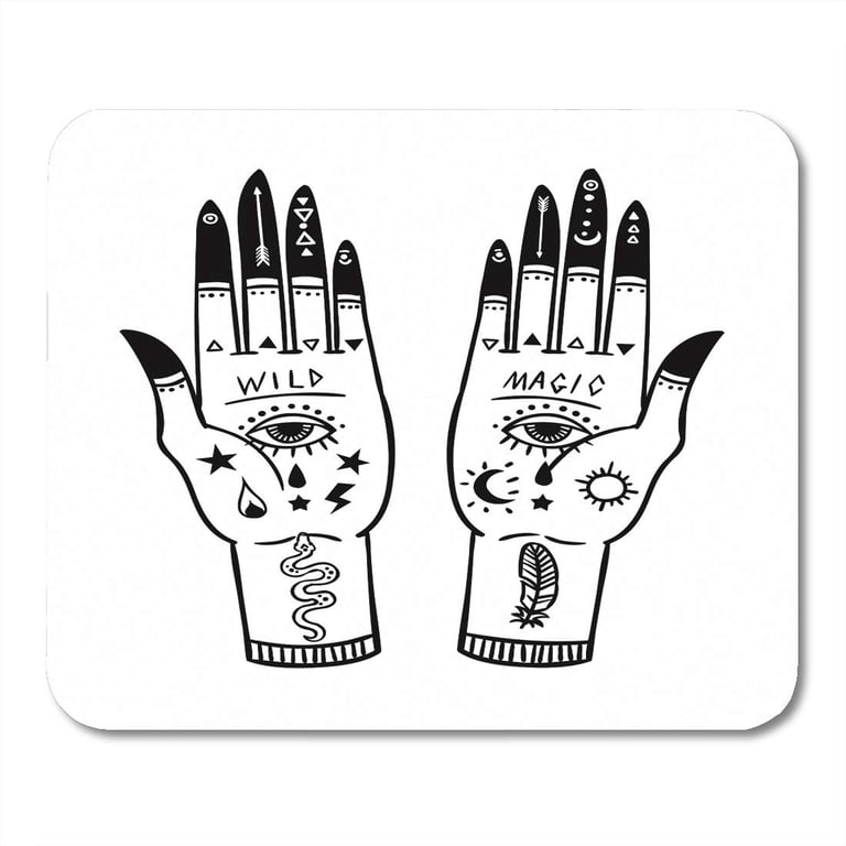 Occult Hand Tattoos