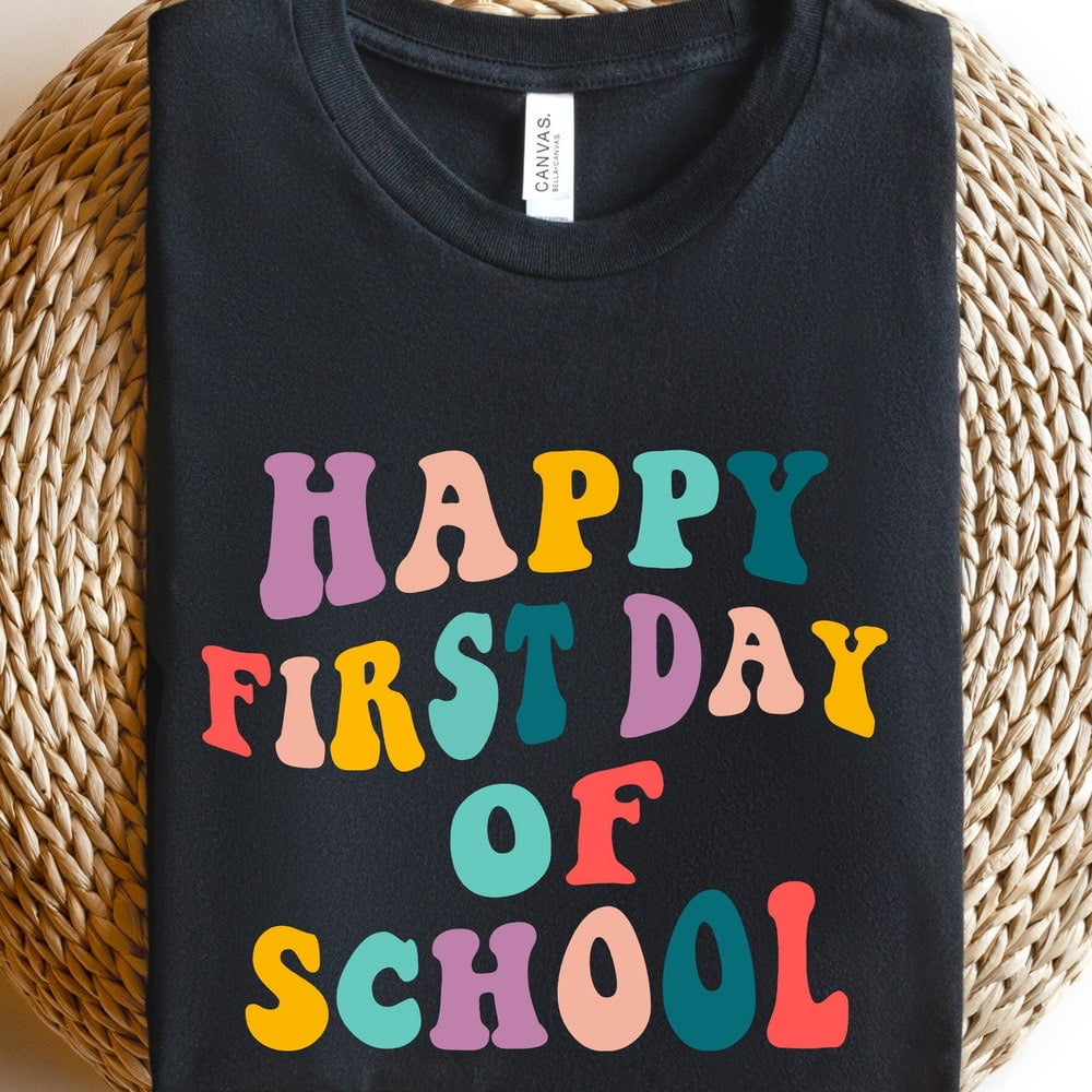 Vintage Happy First Day Of School, Welcome Back To School, Teacher ...