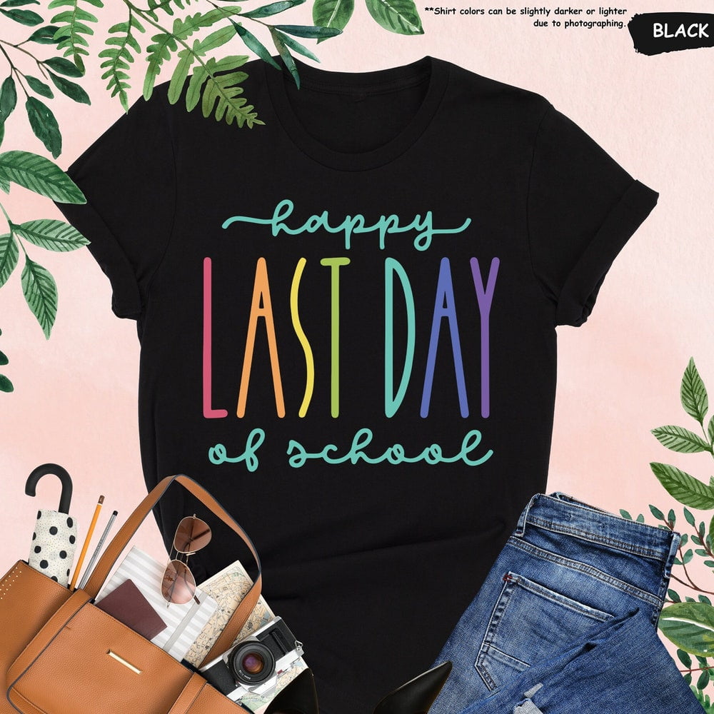 Vintage Happy Last Day Of School, End Of School Year, Teacher School ...