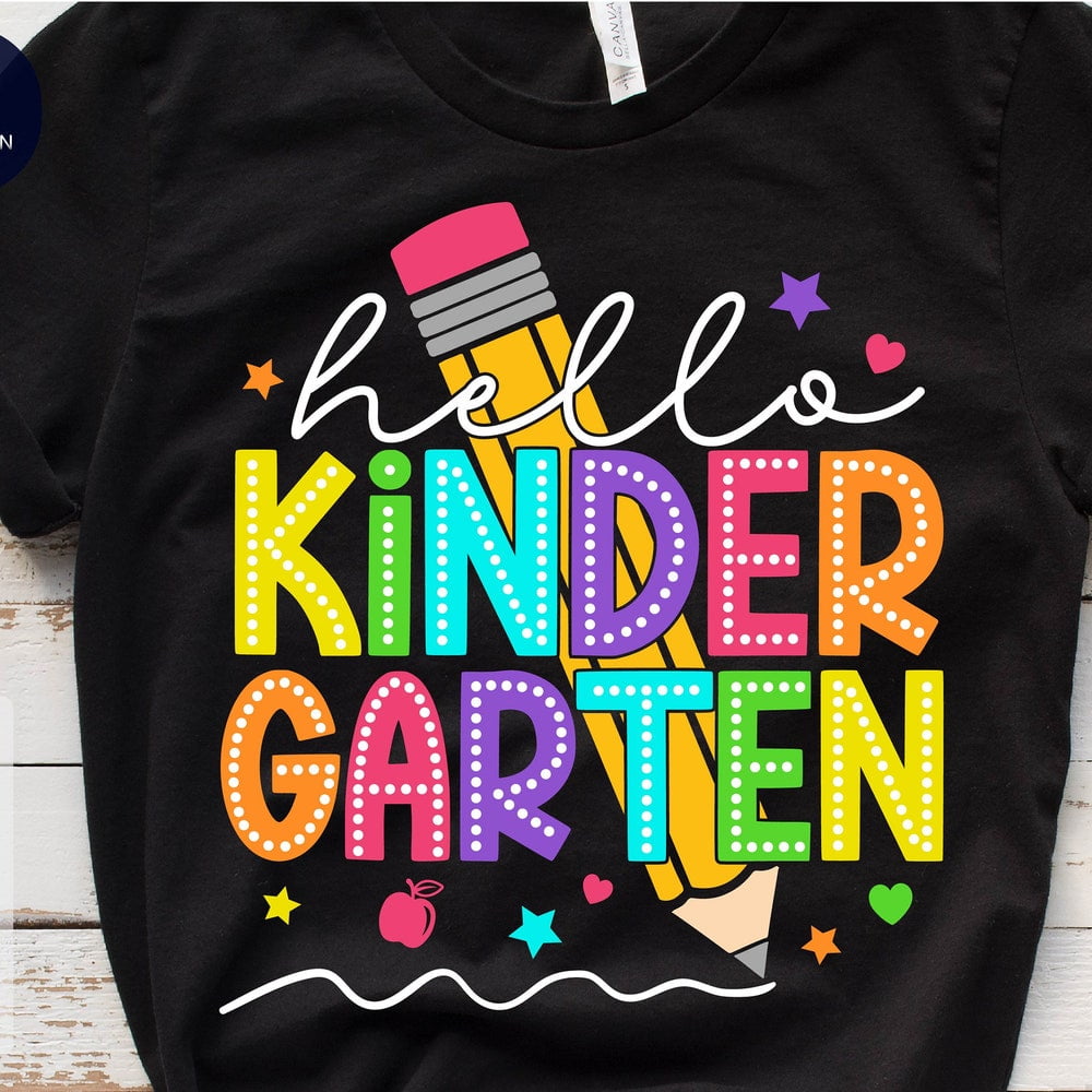 Vintage Hello Kindergarten, Kindergarten, 1St Day Of School, Back To ...