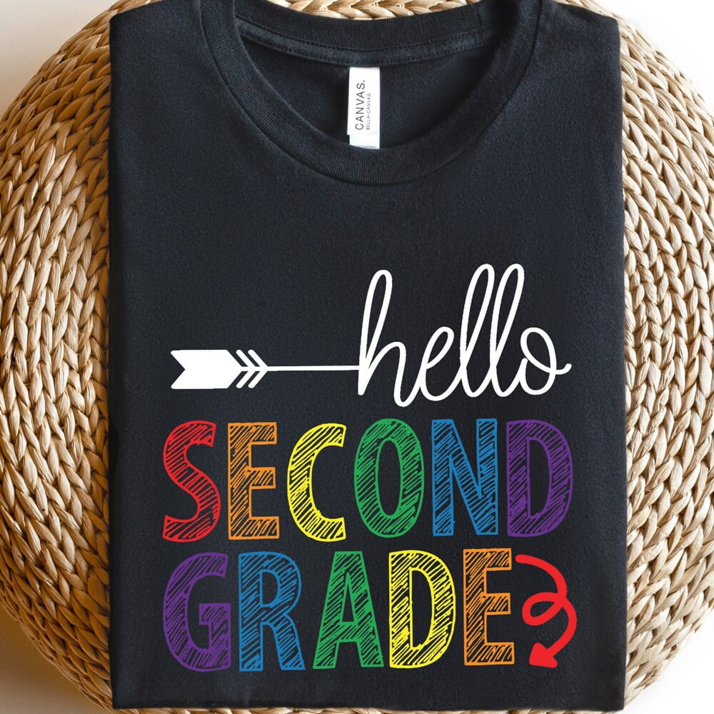 Vintage Hello Second Grade, Second Grade Teacher, Second Grade, First ...