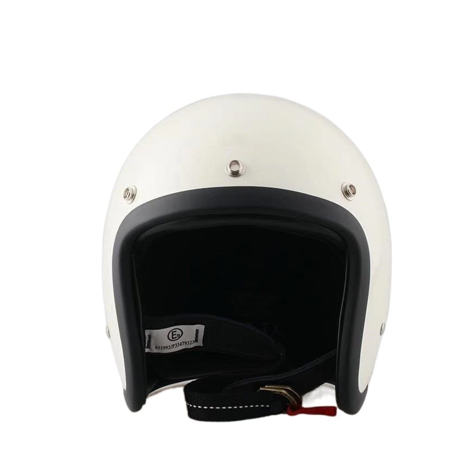 Vintage Helmet Cafe Racer Light Weight Shell Fiber Glass Helmet Open ...