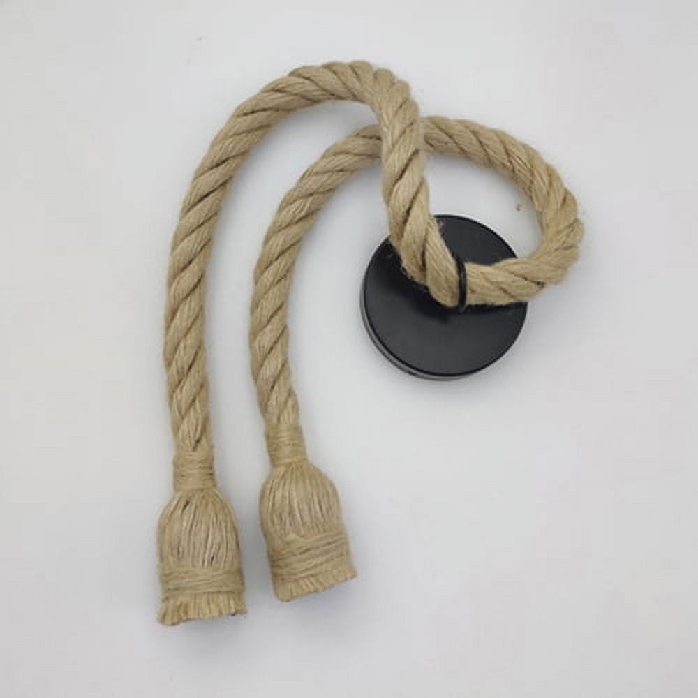 Vintage Hemp Rope Pendant Lights Attic Personality Industrial E27 ...