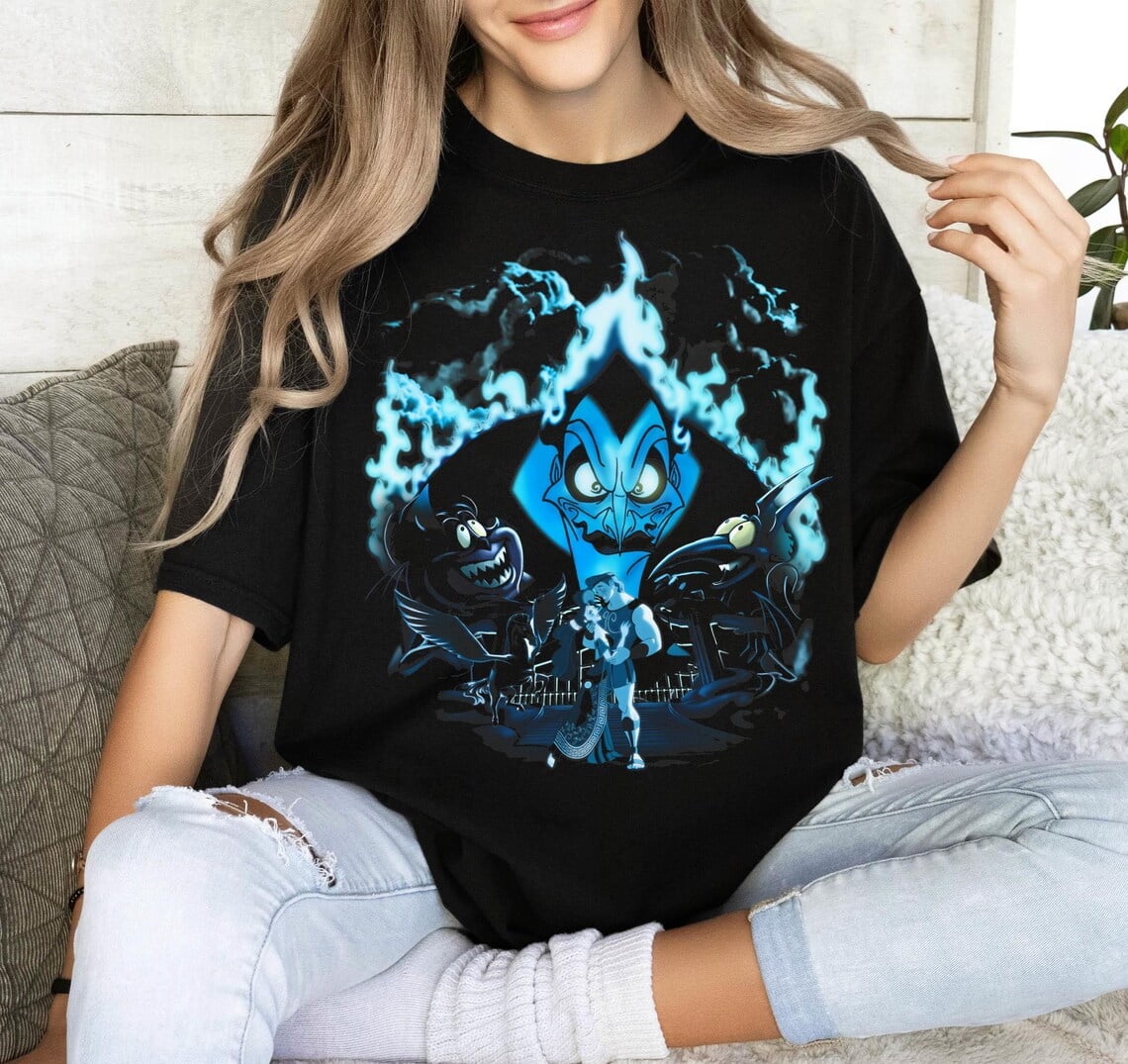 Vintage Hercules Hades Pain and Panic Portrait T-shirt, Disney Villains Shirt, Walt Disney World ...