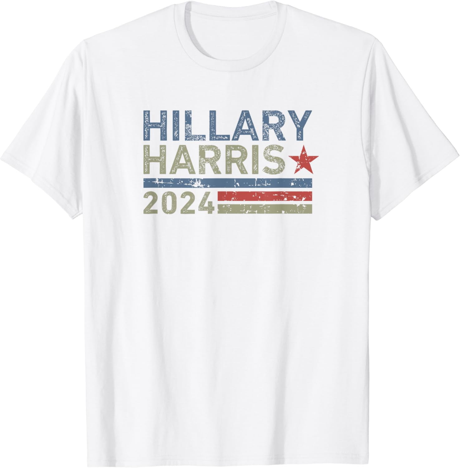 Vintage Hillary Clinton Kamala Harris 2024 For President T-Shirt ...