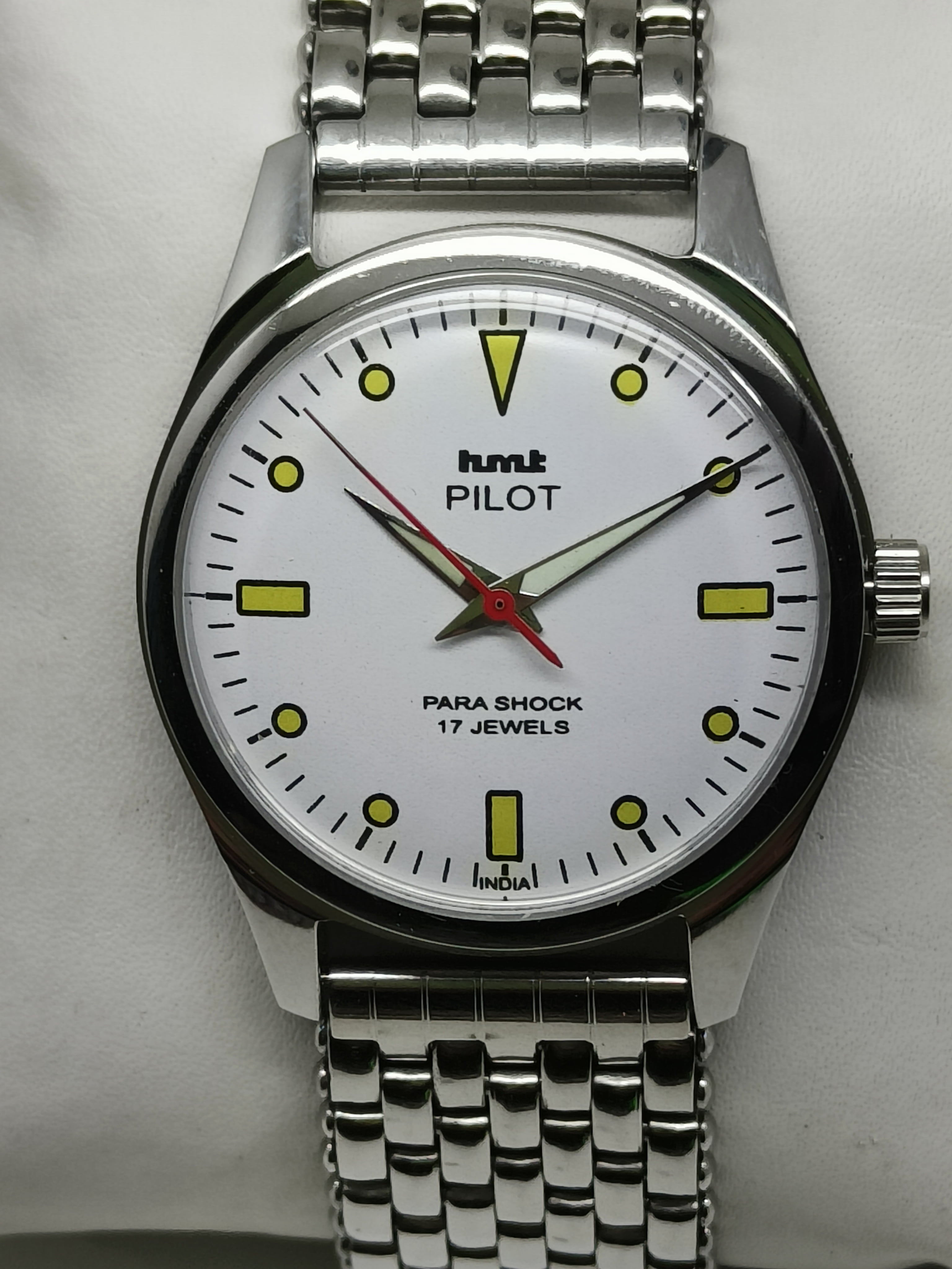 Vintage Hmt Pilot Mechanical Hand winding Men Wristwatch - Walmart.com